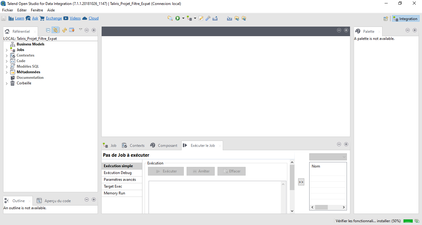 Installer et Configurer Talend Data Intégration – Indyli-Services